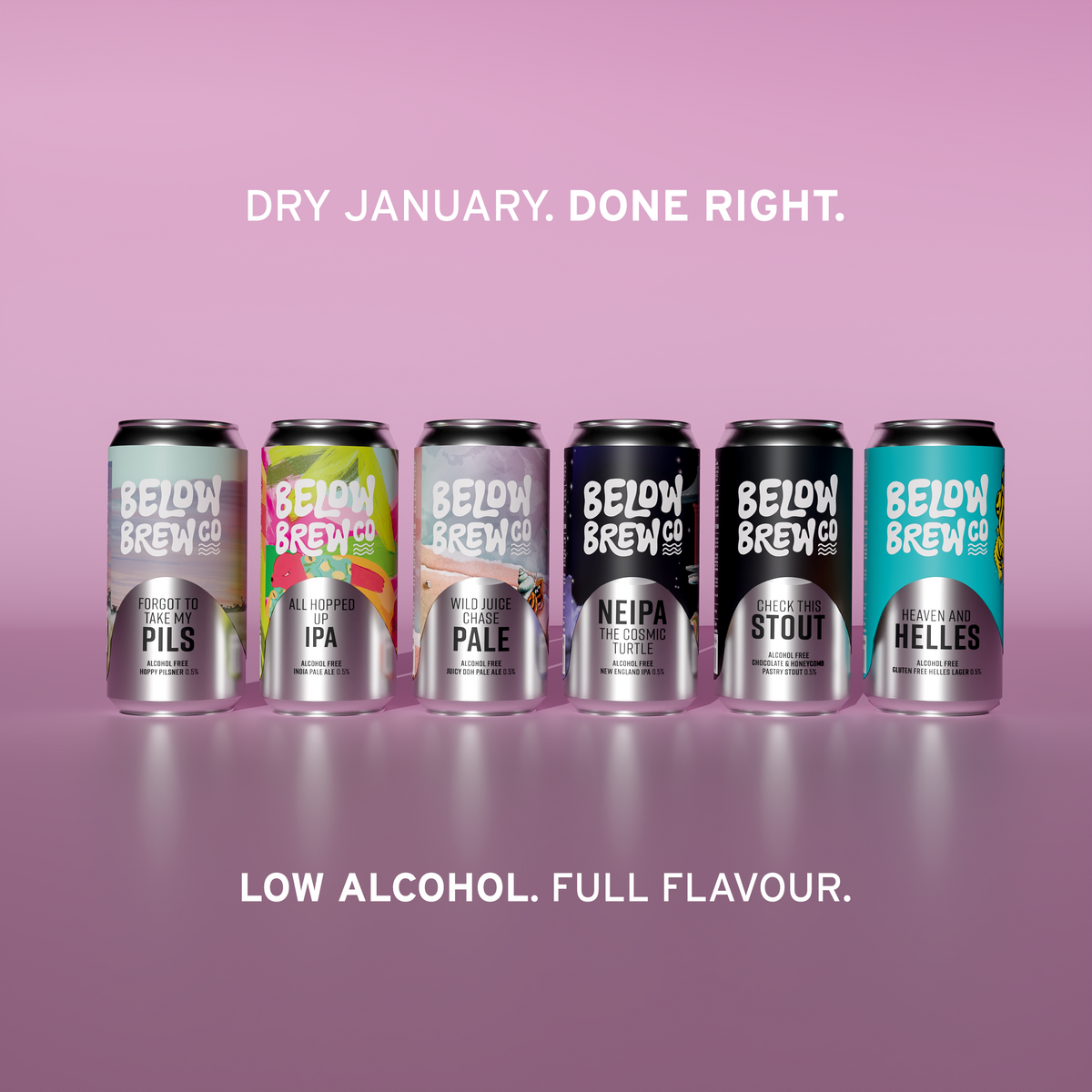 Six Beers, Endless Flavour – Below Brew Co